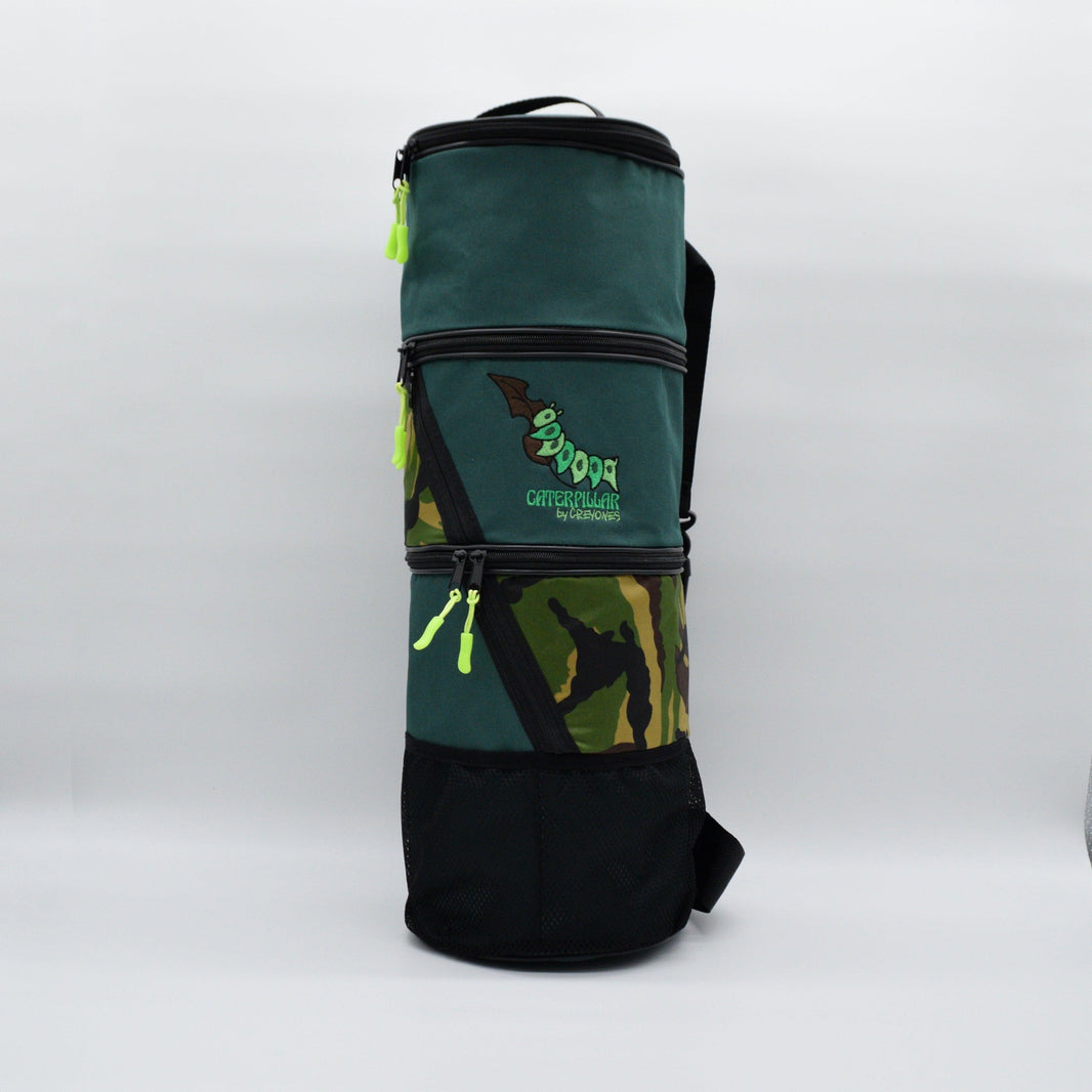 Caterpillar backpacks made by Creyones